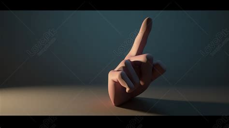 소매를 가리키거나 클릭하는 만화 손의 3d 렌더링 그림자 효과로 향상 만화 배경 만화 효과 배경 재생 버튼 배경 이미지