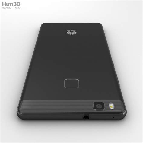 Huawei P9 Lite Black 3d 모델 다운로드 전화 On