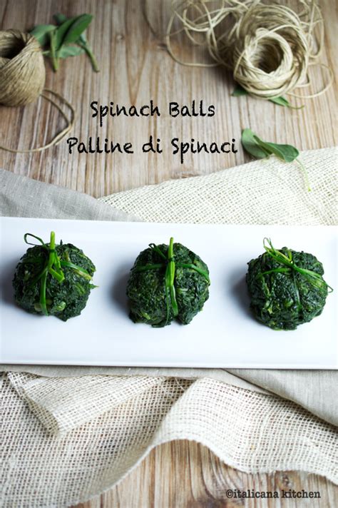 Spinach Balls Italicana Kitchen