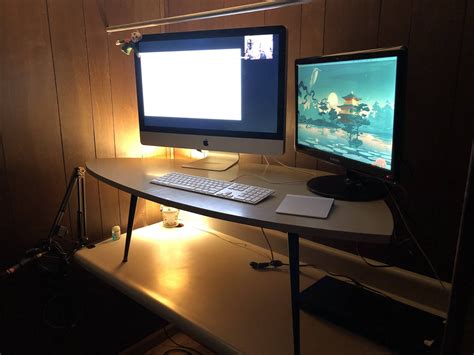 Behold My Makeshift Standing Desk In My Makeshift “office” Its A Big