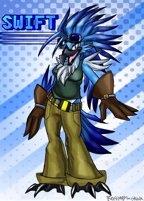 Swift The Falcon By Rosemary The Skunk On Deviantart