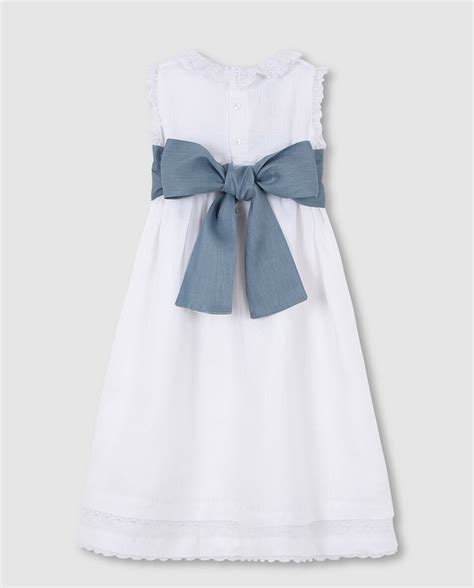 Vestido Largo Con Tiras Bordadas De Niña · Gocco · El Corte Inglés