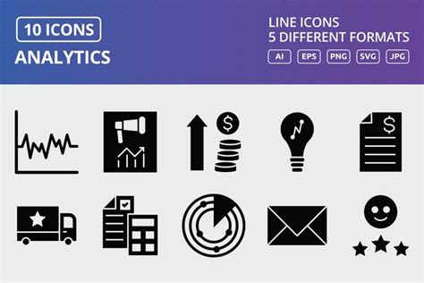Vector Analytics Icon Set 2682556