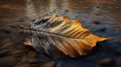 Hoja Ardiente En La Tierra Reseca Frente A Una Hoja Exuberante Junto Al