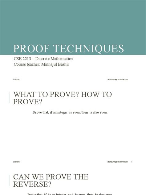 09 Proof Pdf Mathematical Proof Metalogic