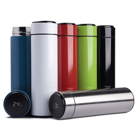 OG Brindes Garrafa Inox 450ml Display LED Personalizada