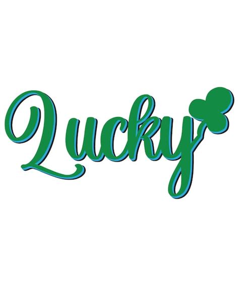 Peque A Muchacha Afortunada Vector Premium