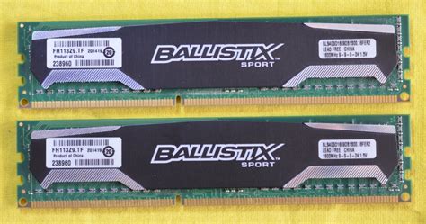 8gb 2x4gb Crucial Ballistix Sport Ddr3 1600 Mhz Słupsk Ogłoszenie