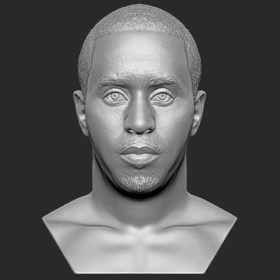 P Diddy Bust D Model By Printedreality