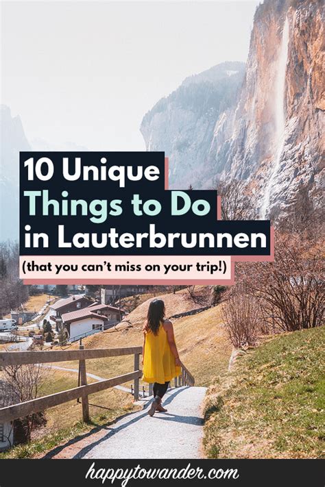 10 Unique And Fun Things To Do In Lauterbrunnen