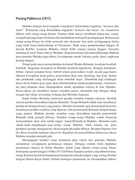 Perang Pattimura Pdf