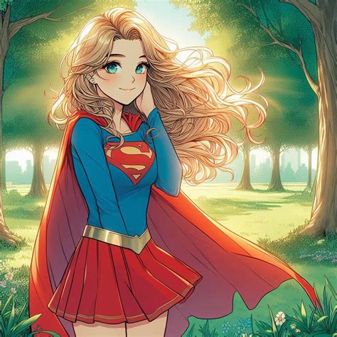 Supergirl In Forest Clearing 51 By Elodtrebor On Deviantart