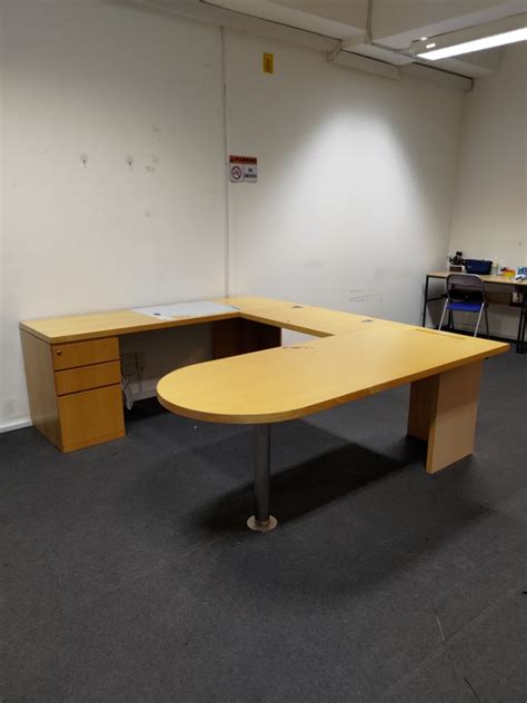 U Shape Table With 3 Drawers Furniture And Home Living Furniture Other