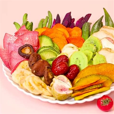 【buy 1 Take 1】330g Dried Mixed Fruits And Veggies Dried Fruits Chips Crispy Vegetable Chips Mix
