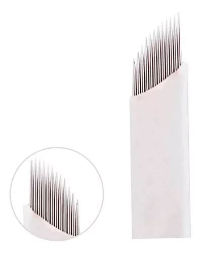 50 Unid Lamina 12 Flex Agulha Tebori Microblading Fio A Fio MercadoLivre