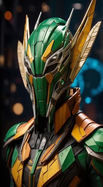 Premium Ai Image Biotic Robot Background Ai Robot Face Bionic Robot Face Portrait Of A Bionic