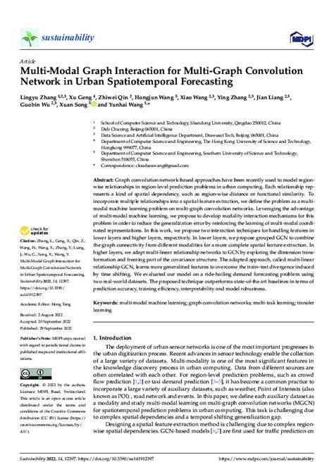 Pdf Multi Modal Graph Interaction For Multi Graph Convolution Network