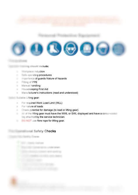 Procedures SWP SOP Take 5 OHS Consultants 2 2
