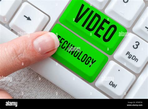 conceptual caption video technology business overview recording and