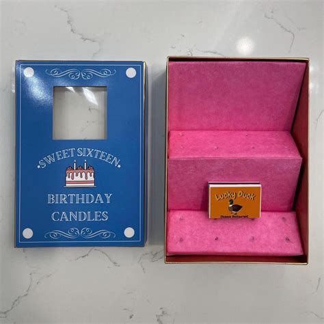 16 Wishes Box And Lucky Duck Matches Etsy