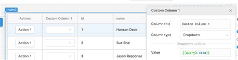 how to create custom column that enriches the data from api queries