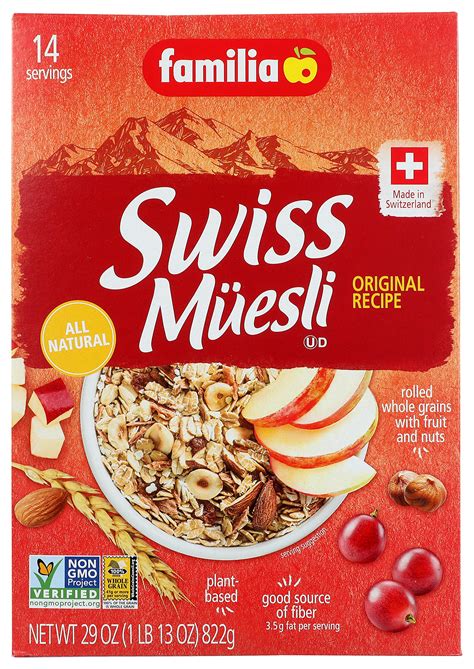 See Notes Familia Swiss Muesli Cereal Original Recipe 29 Ounce