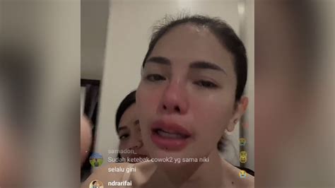 Nikita Mirzani Nangis Histeris Ditinggal Kabur Antonio Dedola Okezone