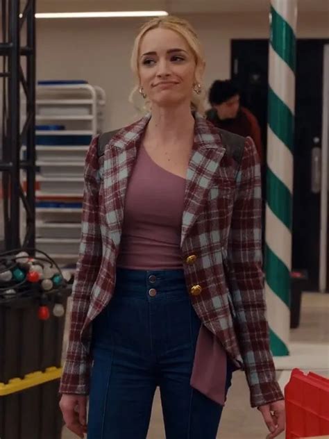 Ginny And Georgia Miller Checked Blazer