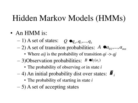 PPT Hidden Markov Models Probabilistic Reasoning Over Time PowerPoint Presentation ID