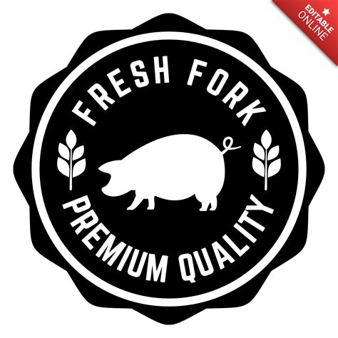 Premium Fresh Fork Logo Design Template Free Design Template
