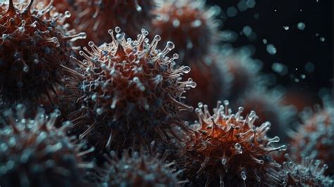 Premium Photo Close Up Of Intricate Microorganism Structures