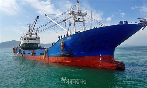 사건사고 해경 통영시 용초도 인근 해상 충돌선박 구조완료 거제타임라인