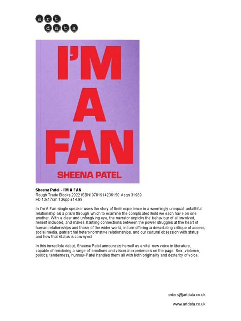 Sheena Patel Im A Fan Pdf