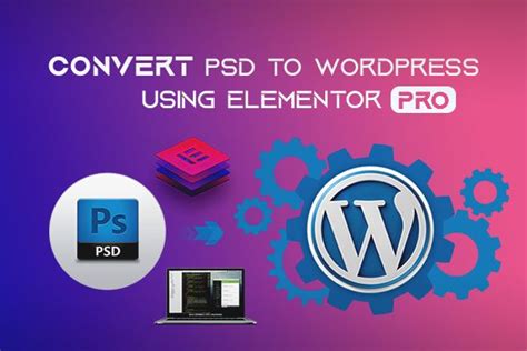 psd to wordpress clone website using elementor pro