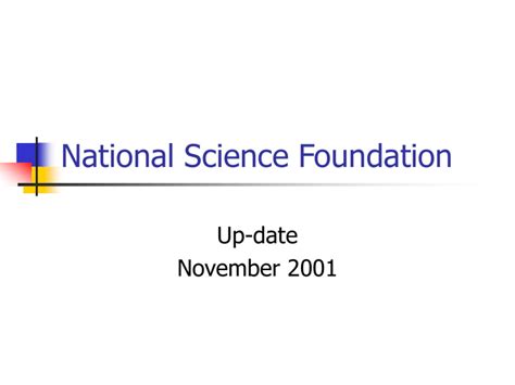 National Science Foundation