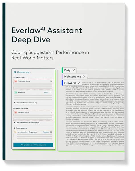 Everlawai Assistant Deep Dive Coding Suggestions Performance On Real World Data