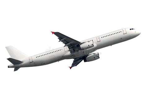 Airplane Isolated On A White Background Stock Image Image Of