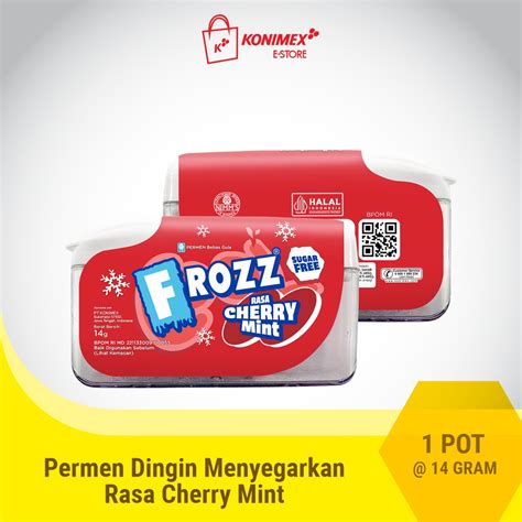 Jual Frozz Cherry Mint Permen Bebas Gula Rendah Kalori And Dingin