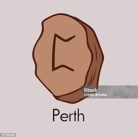 룬 퍼스 고대 스칸디나비아 룬 문자 룬 시니어 푸타르카 마술 의식 종교적 상징 예측과 부적 흰색 바탕에 나무 룬 문자 고대의에 대한 스톡 벡터 아트 및 기타 이미지 Istock