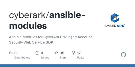 Github Cyberark Ansible Modules Ansible Modules For Cyberark