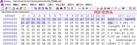 数据恢复 七 pdf文件结构分析 zgao s blog