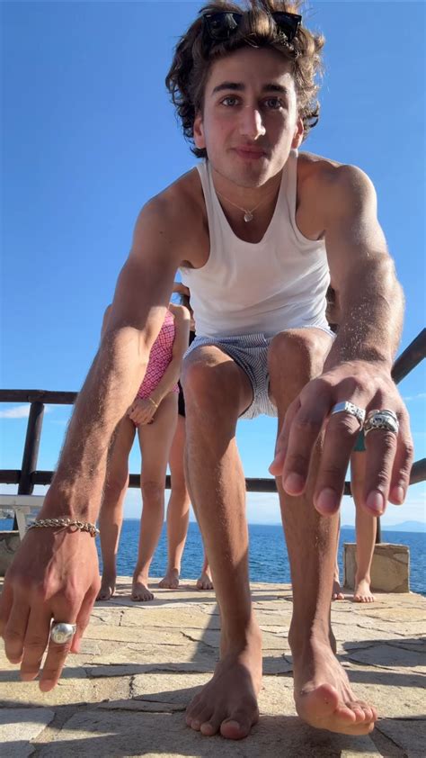 Thestarscomeouttoplay Sebastian Croft Shirtless And Barefoot