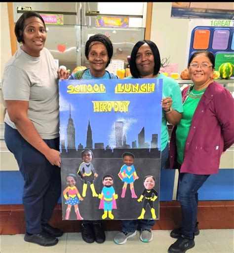 Cafeteria Staff Recognized Herty Primary