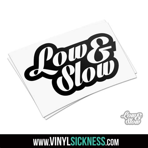 Low N Slow• Jdm Lowered Stickers Decals • Vs