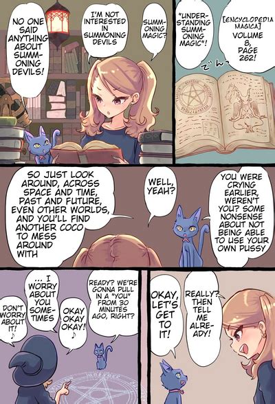 A Story About A Futanari Witch Who Summons Her Past Self With Summoning