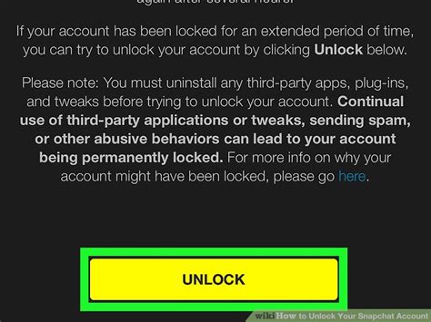 Simple Ways To Unlock Your Snapchat Account 12 Steps