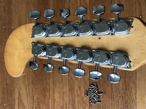 Fender Electric Xii Vintage 12 String F Tuners 1966 Chrome Reverb