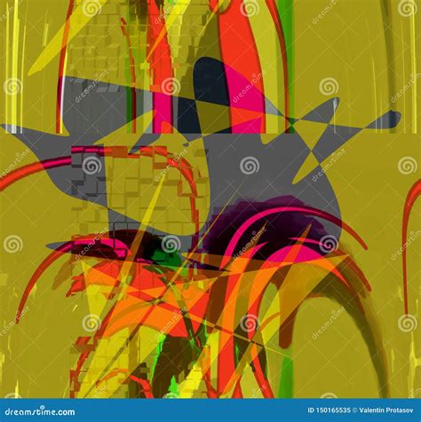 Abstracci N Artes Gr Ficos Pintura Extracto Arte Stock De Ilustraci N
