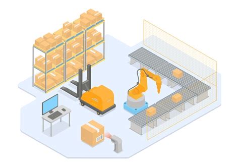 27 Automated Guided Vehicle Isometric Images Stock Photos 3D Objects Vectors Shutterstock