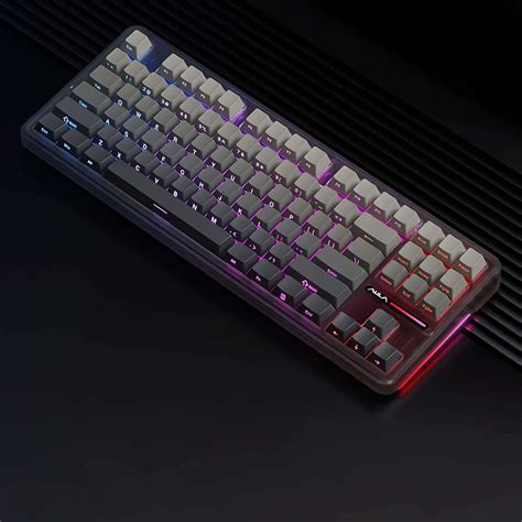 Aula F Pro Wireless Bluetooth HotSwap Mechanical RGB Gaming Keyboard Side Printed Black